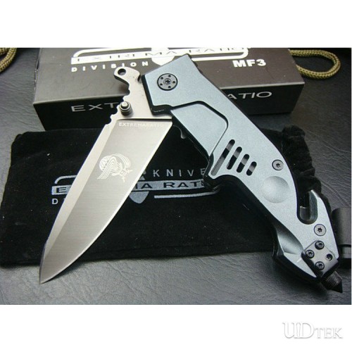 OEM EXTREMA RATIO MF3 ASH TITANIUM FOLDING BLADE KNIFE UDTEK00155