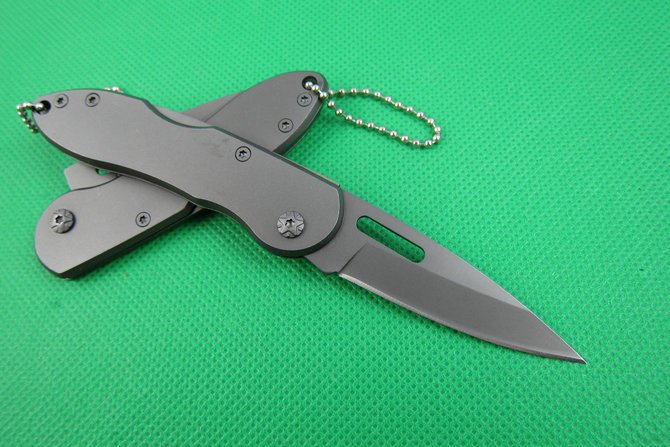 OEM X32 3Cr13 stainless steel folding knife with keychain UD401879